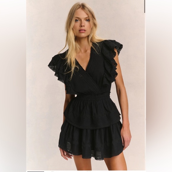 LoveShackFancy | Dresses | Loveshackfancy Gwen Dress In Black | Poshmark